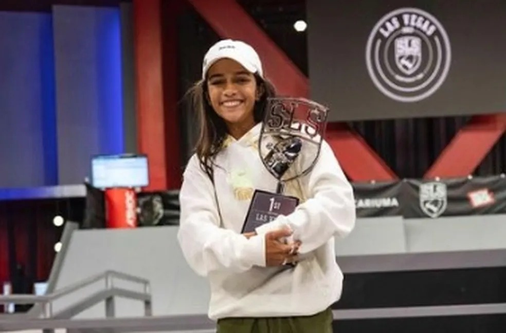 Rayssa Leal é a campeã da SLS em Las Vegas, terceiro título em três ...